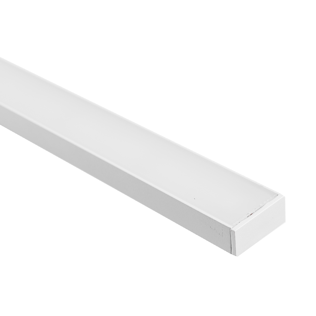 Perfil Led Sobrepor Aluminio Branco 21w 24v 2700k 1m Way | Yamamura